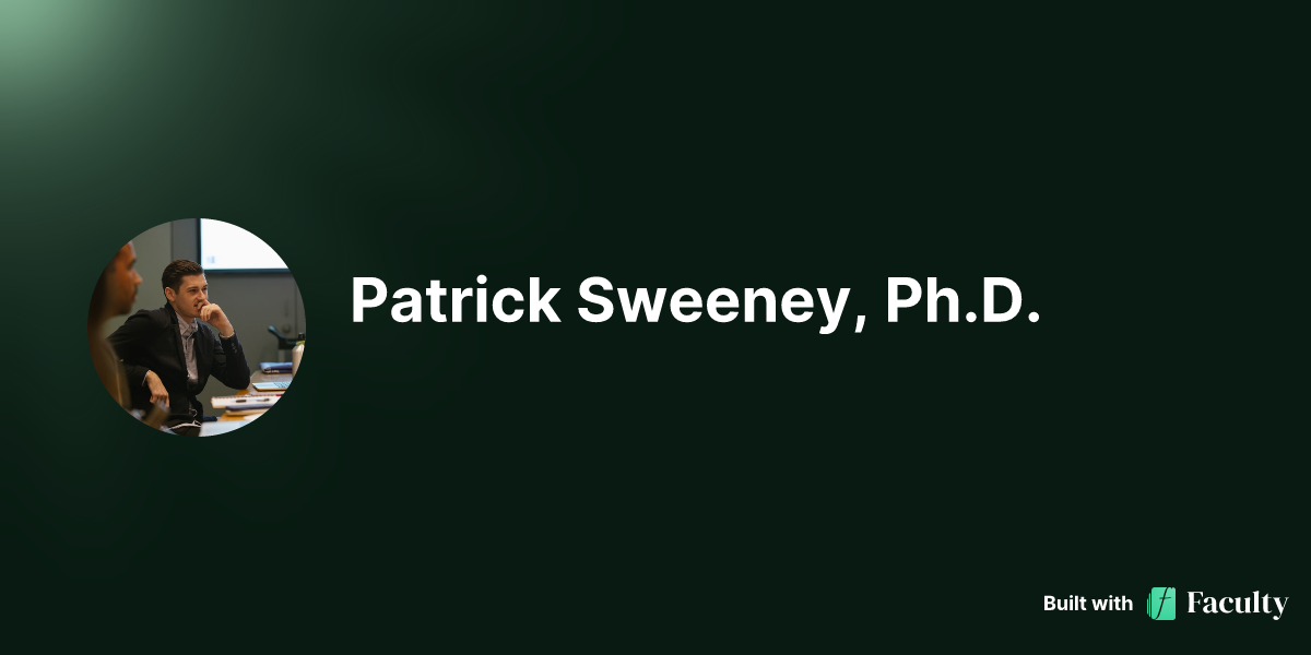 Patrick Sweeney, Ph.D.